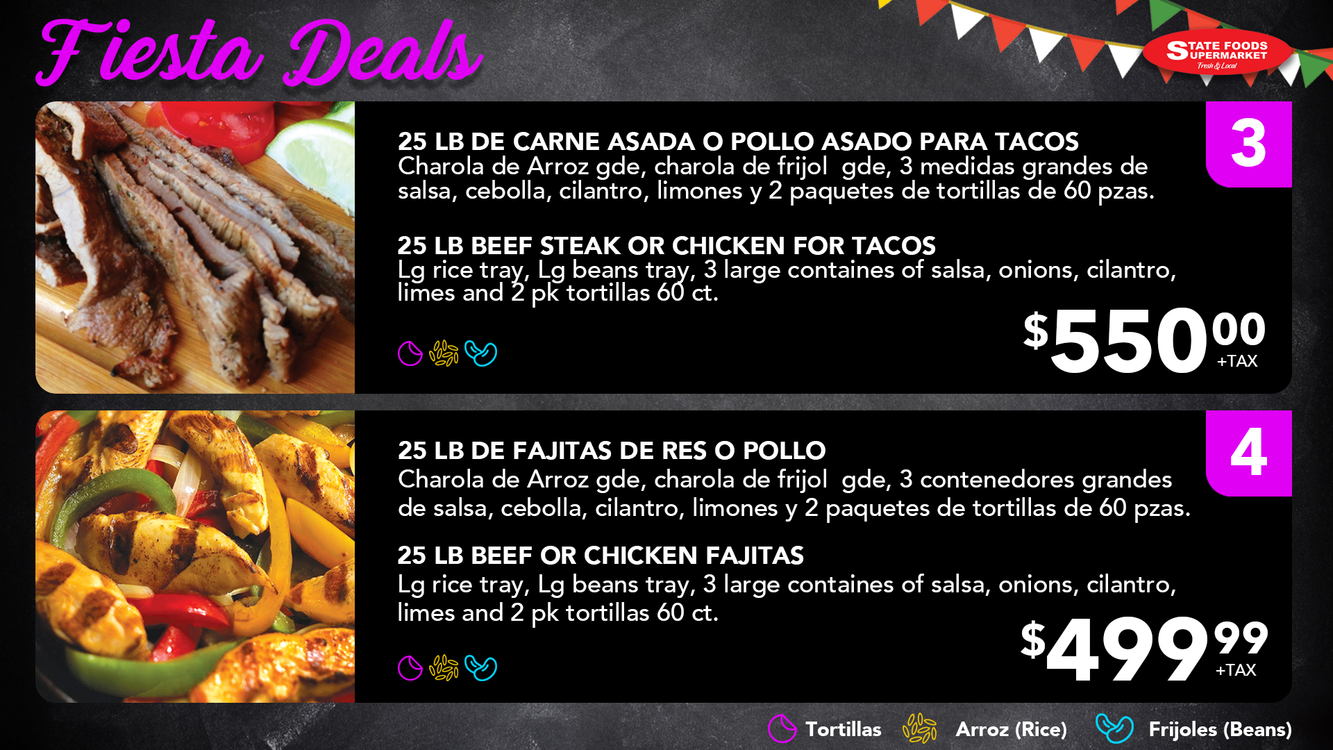 Sanger Menu | State Foods Supermarket